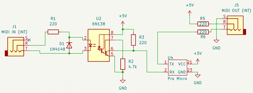 DIY MIDI Interface: USB to TRS | Tech Blog